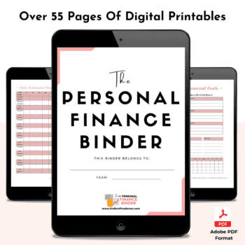 Personal Finance Binder Sale Landing Page – DOLLARS PLUS SENSE