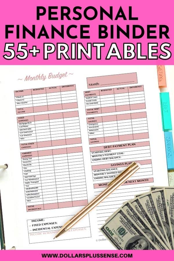 Save More Money With The Ultimate Personal Finance Binder