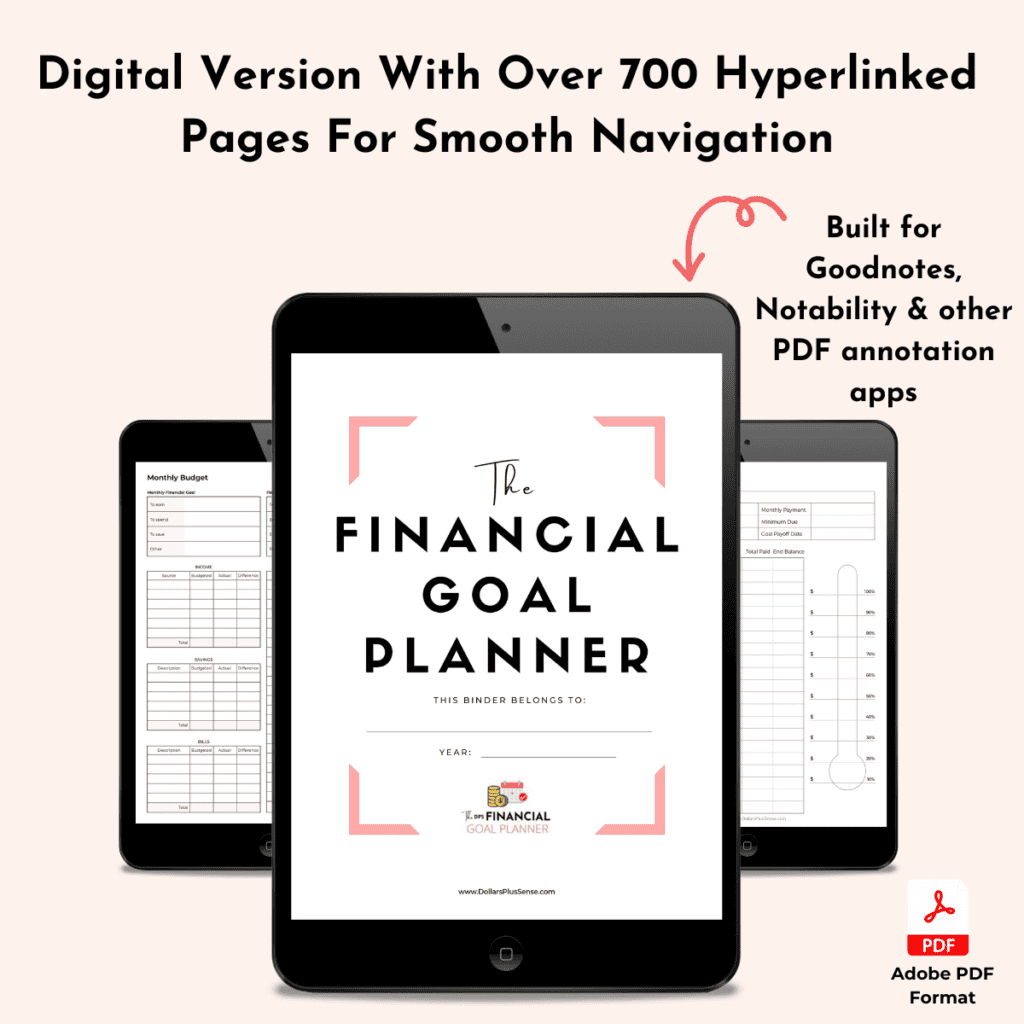 Financial Goal Planner - DOLLARS PLUS SENSE