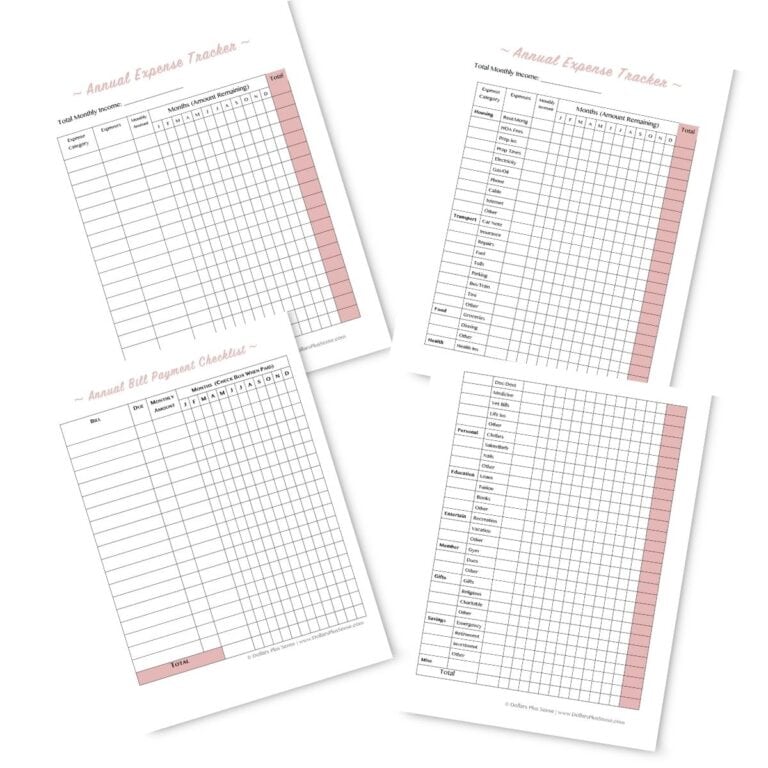 Personal Finance Binder Sale Landing Page – DOLLARS PLUS SENSE