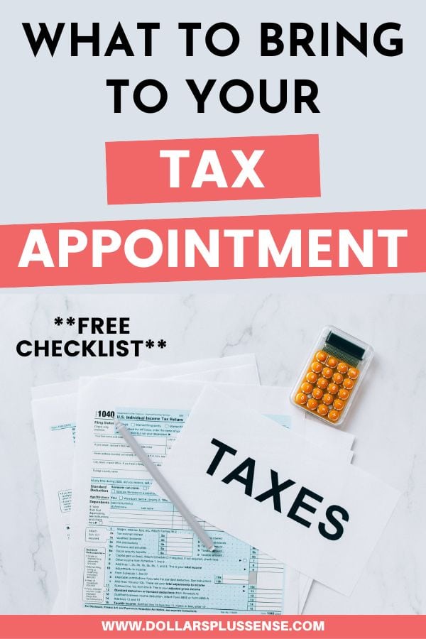 What To Bring To A Tax Appointment (Plus Free Checklist)