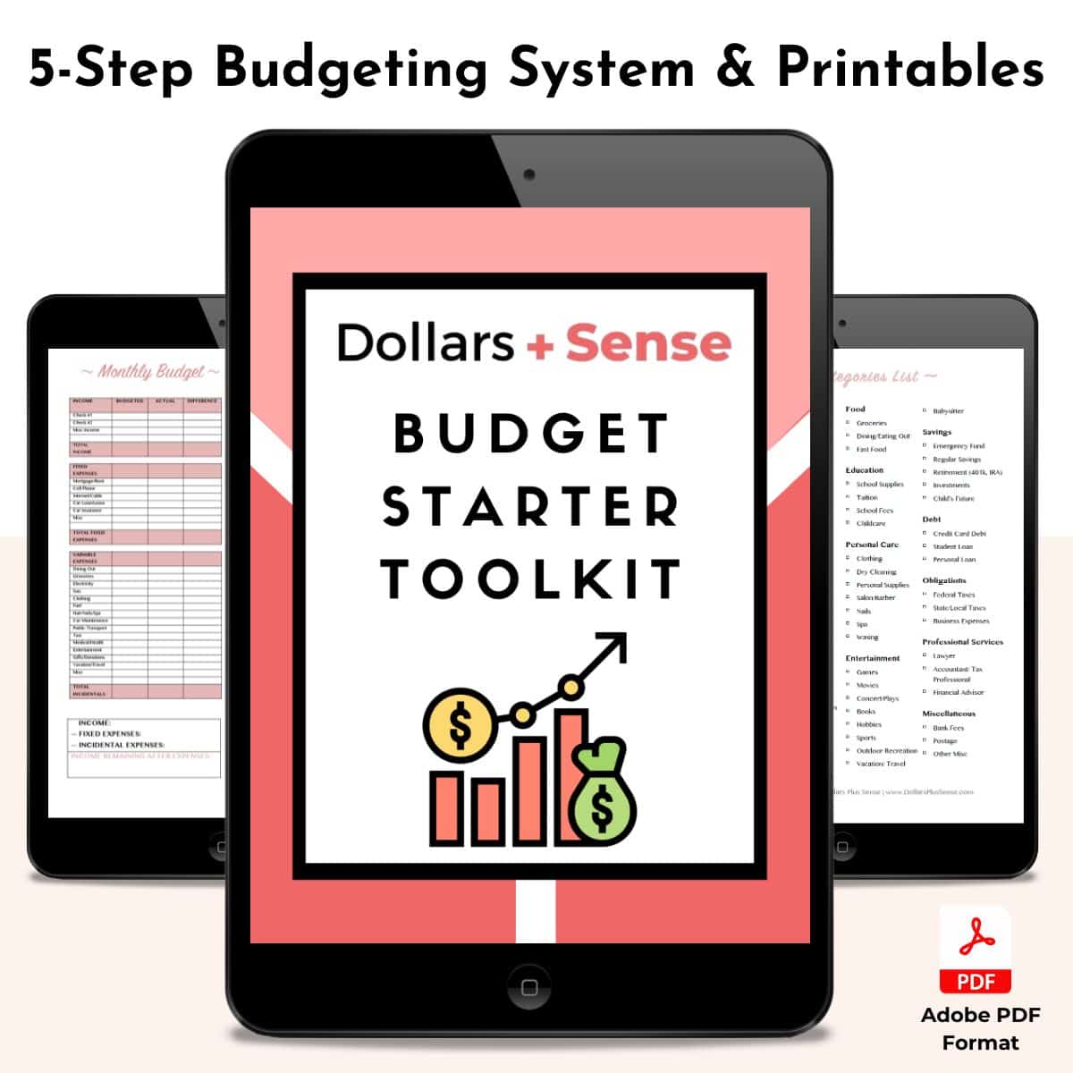 Budget Starter Toolkit - DOLLARS PLUS SENSE