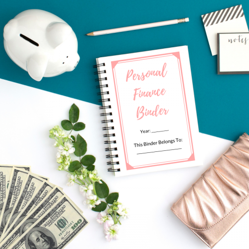 Personal Finance Binder Sale Landing Page - DOLLARS PLUS SENSE